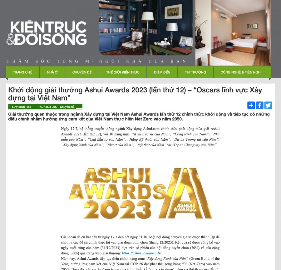 Truyền thông 2023 - Ashui Awards