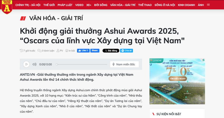 Truyền thông 2025 - Ashui Awards