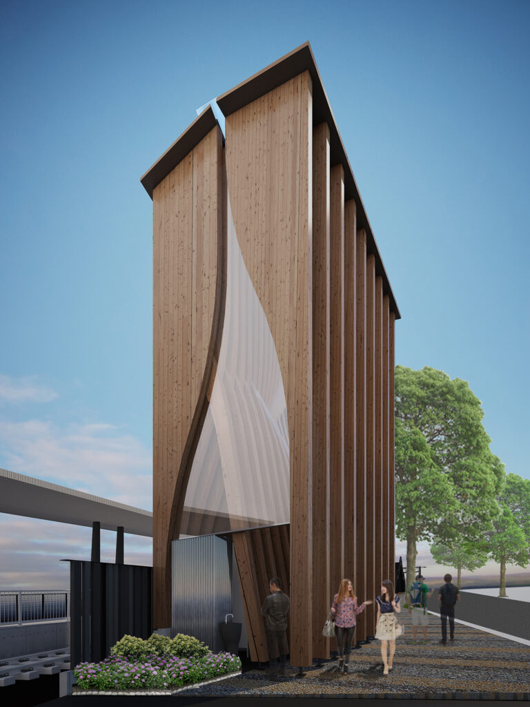 CLT Urban Pavilion / thiết kế: Worklounge 03 + Takashi Niwa Architects ...